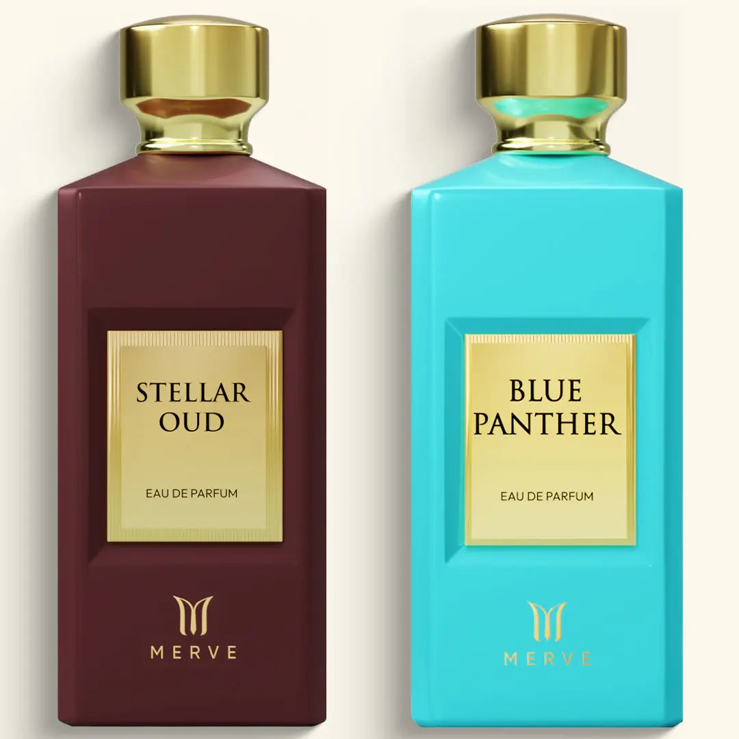 Merve Stellar Oud & Blue Panther Perfume Combo | Luxury Duo – Merve ...